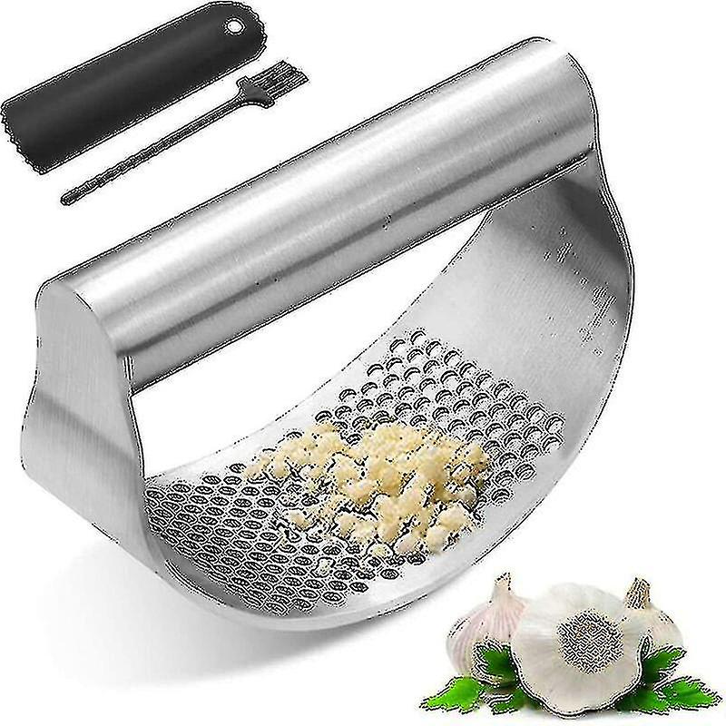 Garlic Garlic Press Stainless Steel Garlic Press Professional Garlic ...