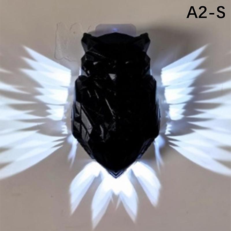3d Animals Led Wall Light Night Owl Wall Lights Wall Bald Eagle Wall ...