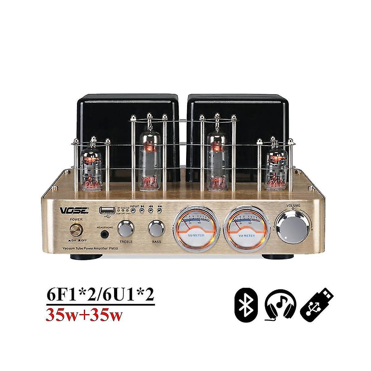 Pm50 Bluetooth Tube Amplifier Bluetooth Connection Top Hif Power ...