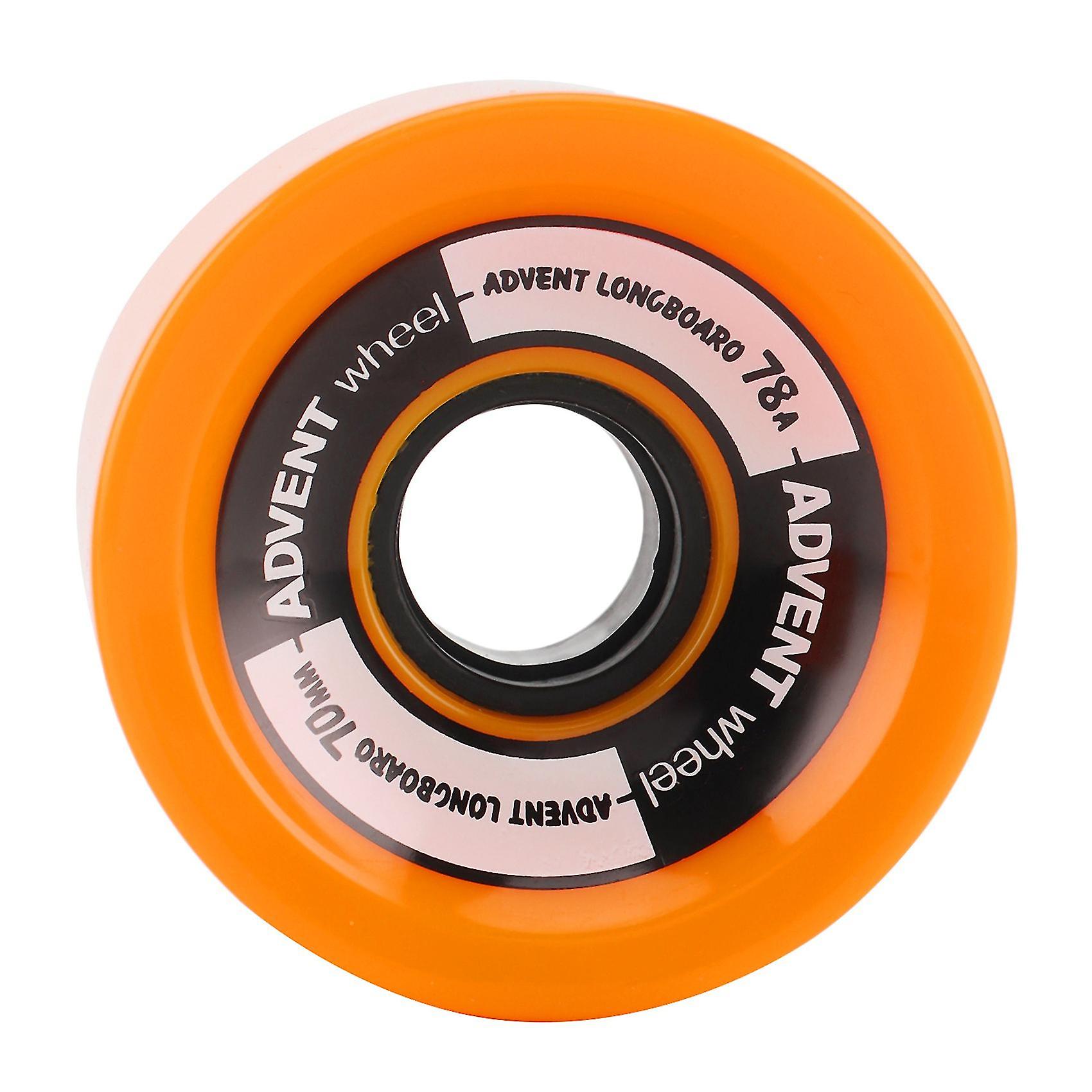 Set of 4 Wheels 70X51Mm 78A Offset Hub Solid Longboard Wheels Smooth ...