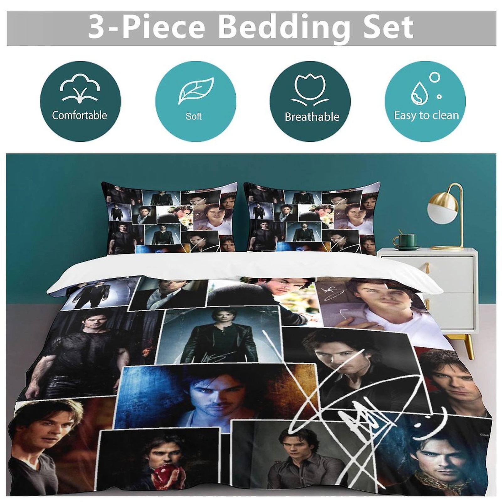 The Vampire Diaries Bed Duvet Cover Microfiber Bedding Sets 3D Printed ...