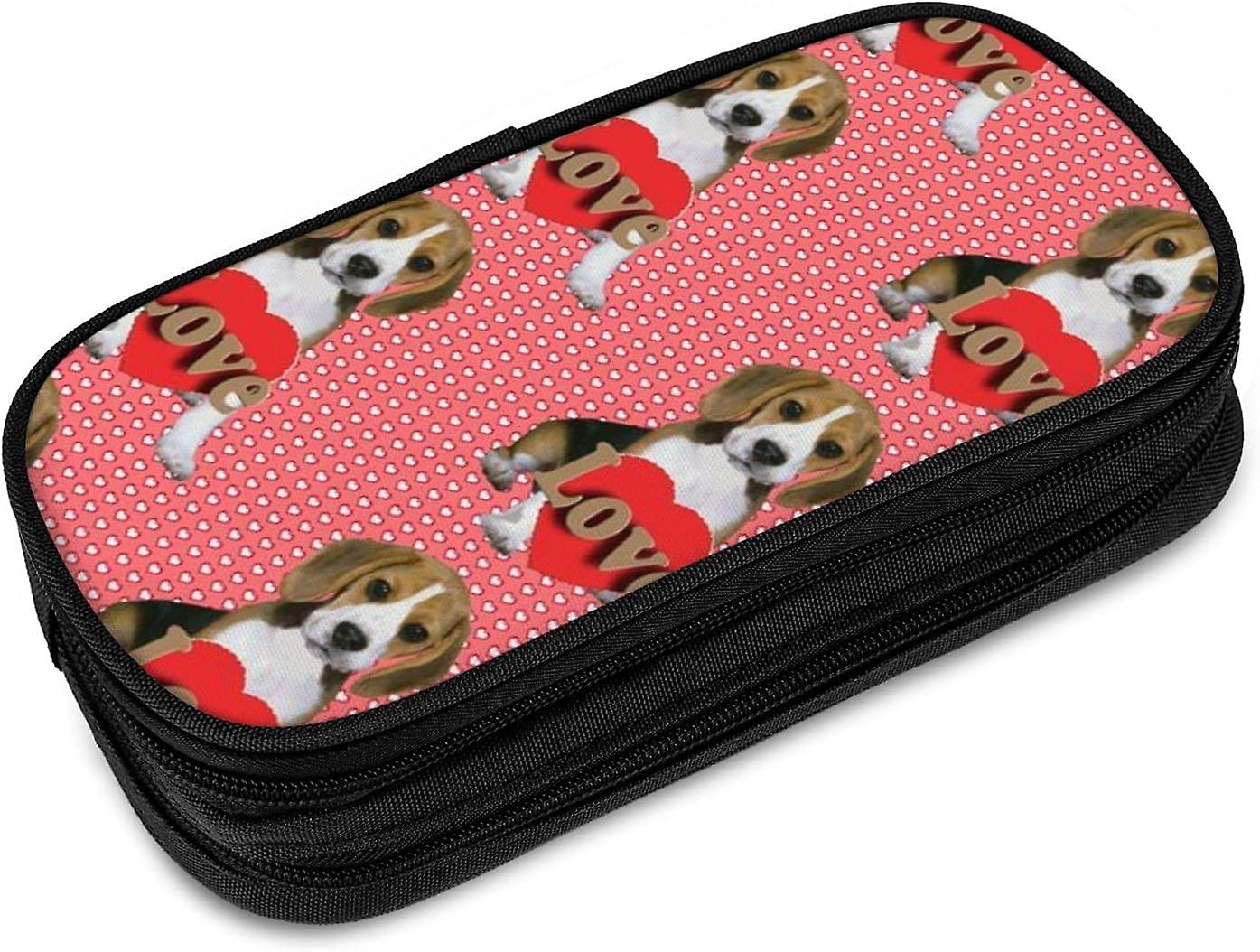Beagle Puppy Valentine Pencil Case SAOE001518 | Fruugo UK