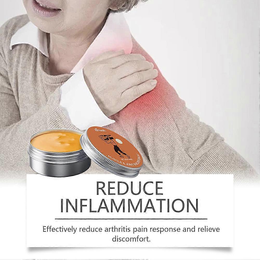 Organic-Muscle Joint Builder Balm Gentle Quick Pain Relieve Massage Cream for Wrist Elbow ...