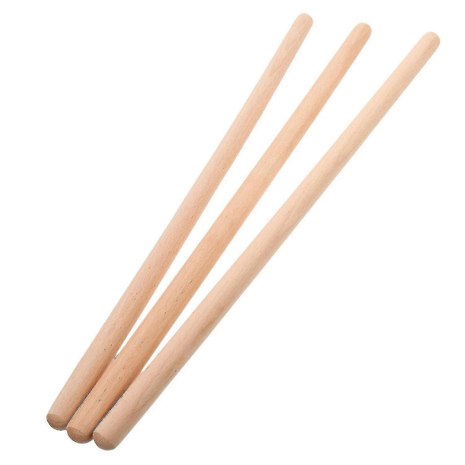 3pcs Roll Stick Yoga Body Stick Humpback Corrector Stick Wooden ...