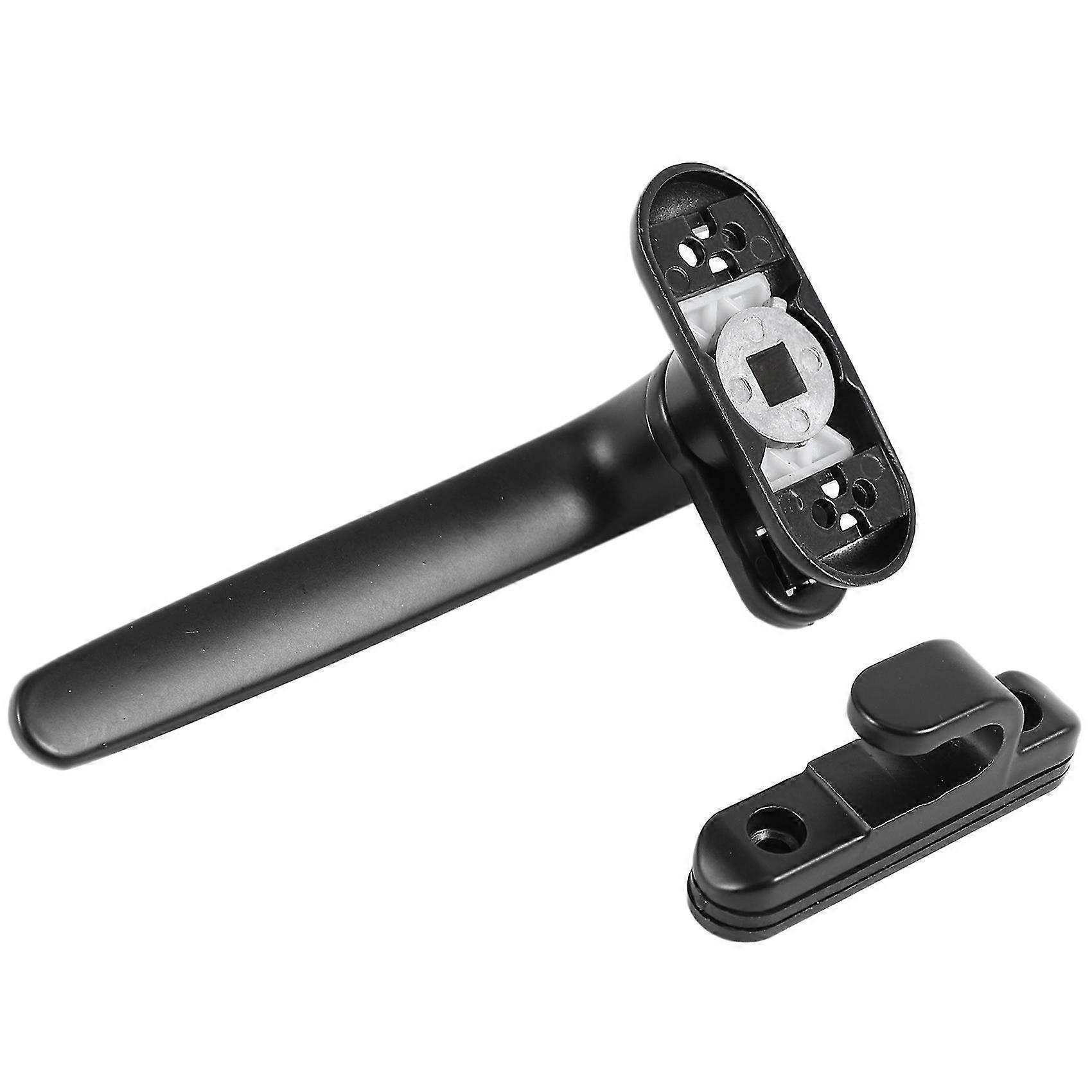 4x Door And Window Handle Lock Casement Window Lock Wheel Handle Black ...