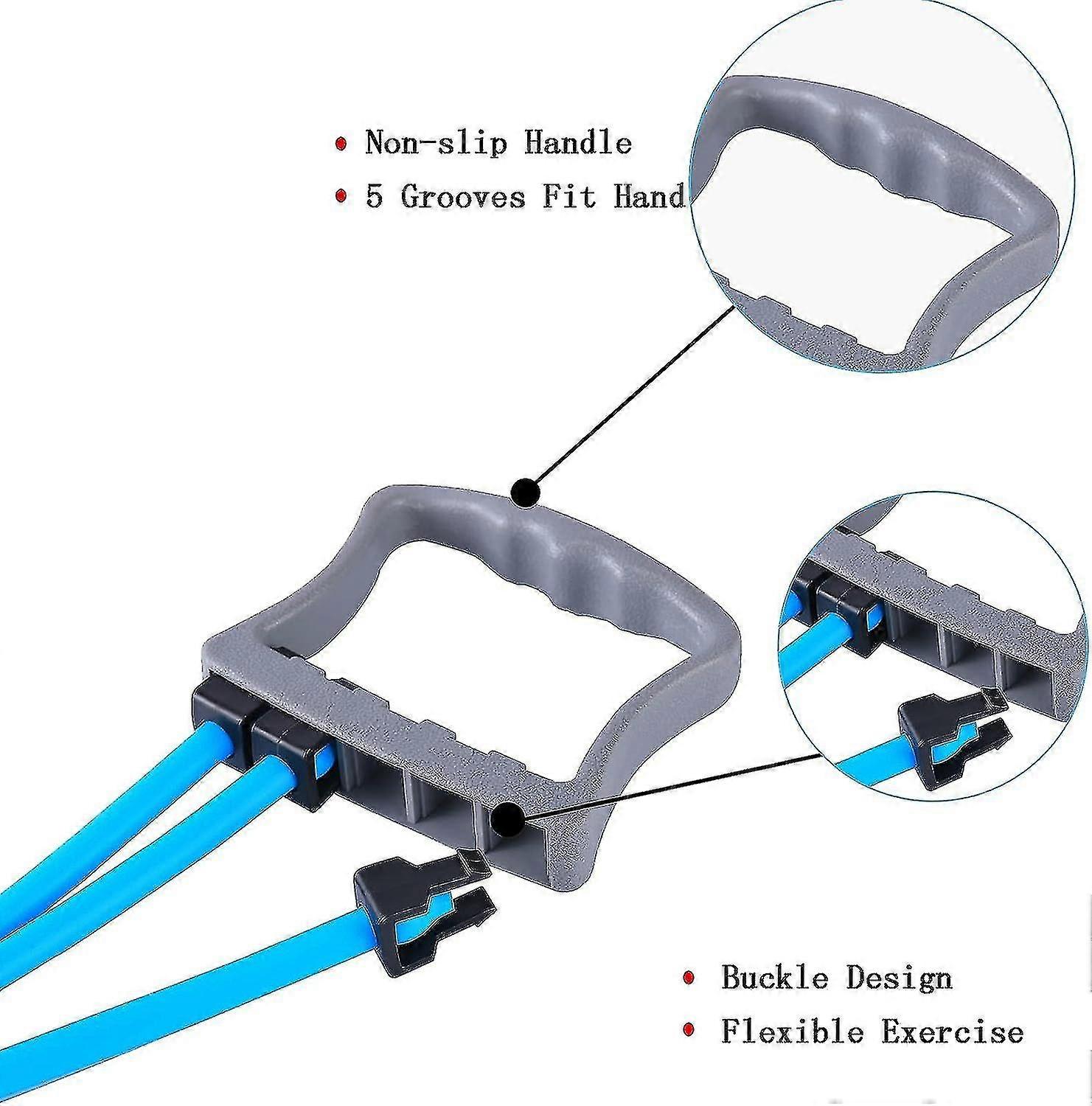 Chest Expander, Exercise Resistance Trainer, Spring Workout Equipment ...