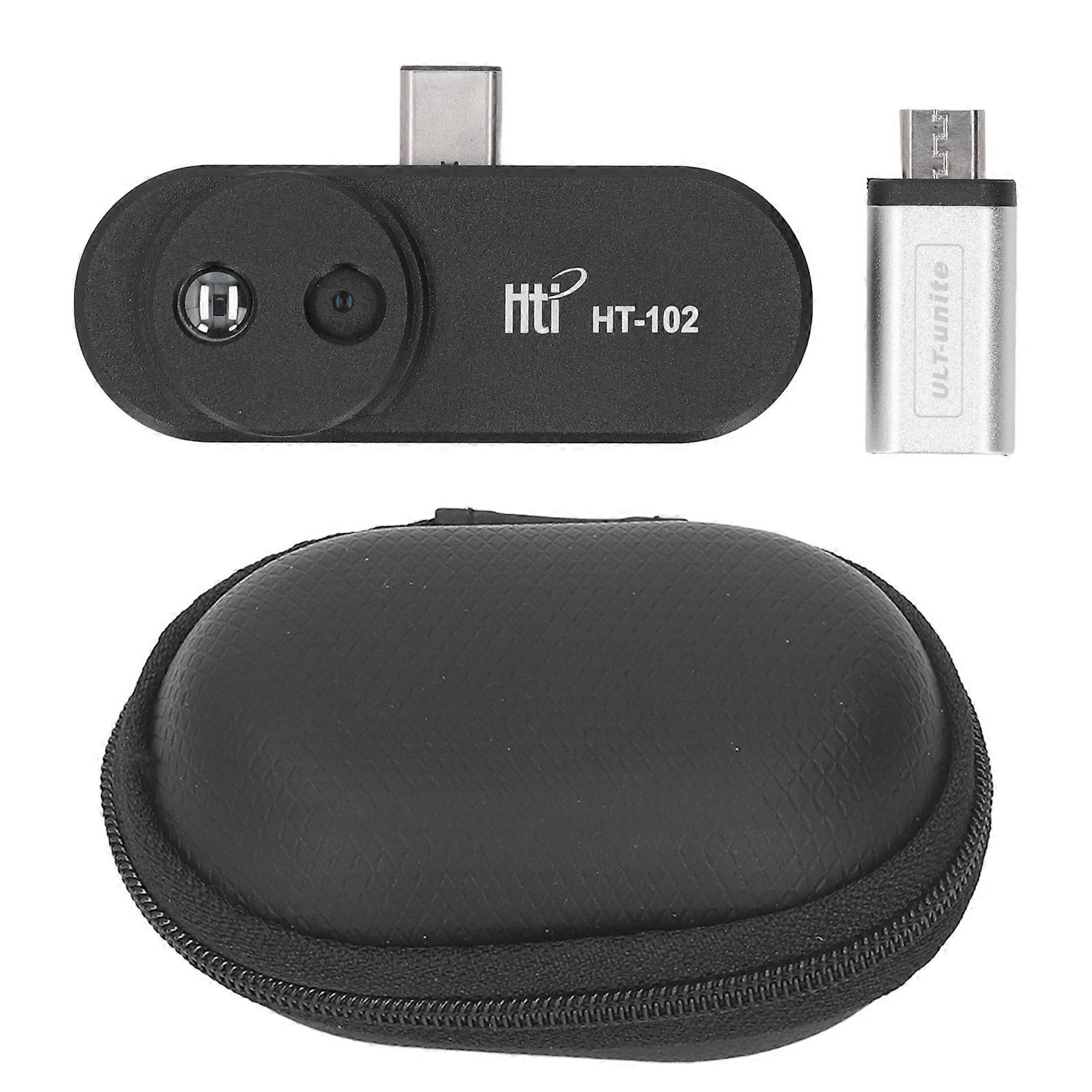 Thermal Imaging Camera Black ABS Mobile Phone Thermal Imager with ...