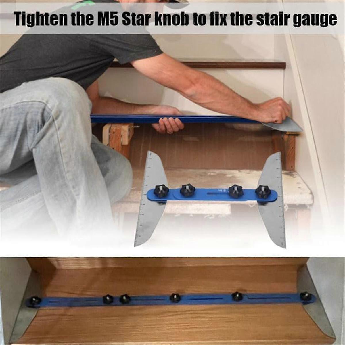 Stair Treads Gauge Template Tool,Stair Jig, Measuring Stair Tool, Shelf ...