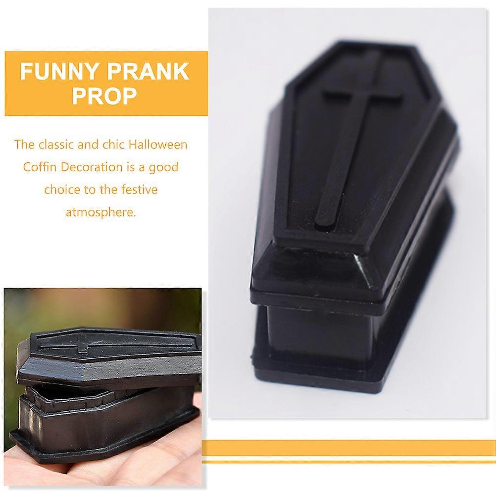 8 Pcs Miniature Toys Toy Coffin Halloween Miniatures Coffin Treat Candy ...