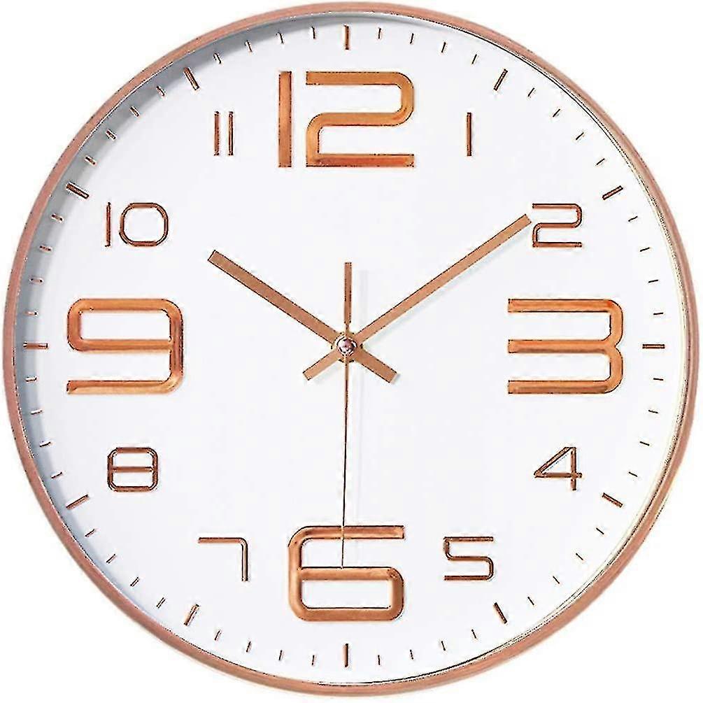 Modern, Quartz, Silent, Wall Clock / Silent Sweeping Second Hand ...