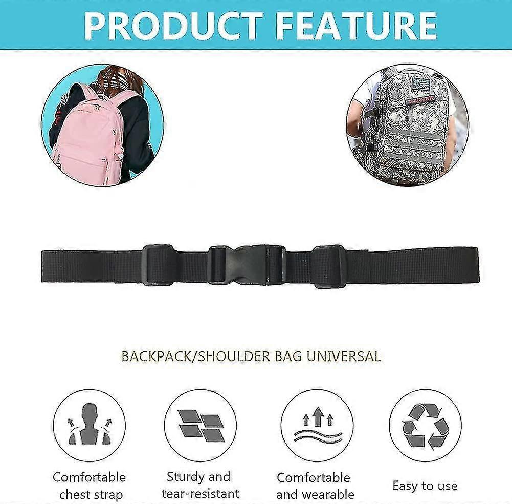 Heavy Duty Adjustable Chest Strap For Backpack - Rucksack Sternum Strap ...