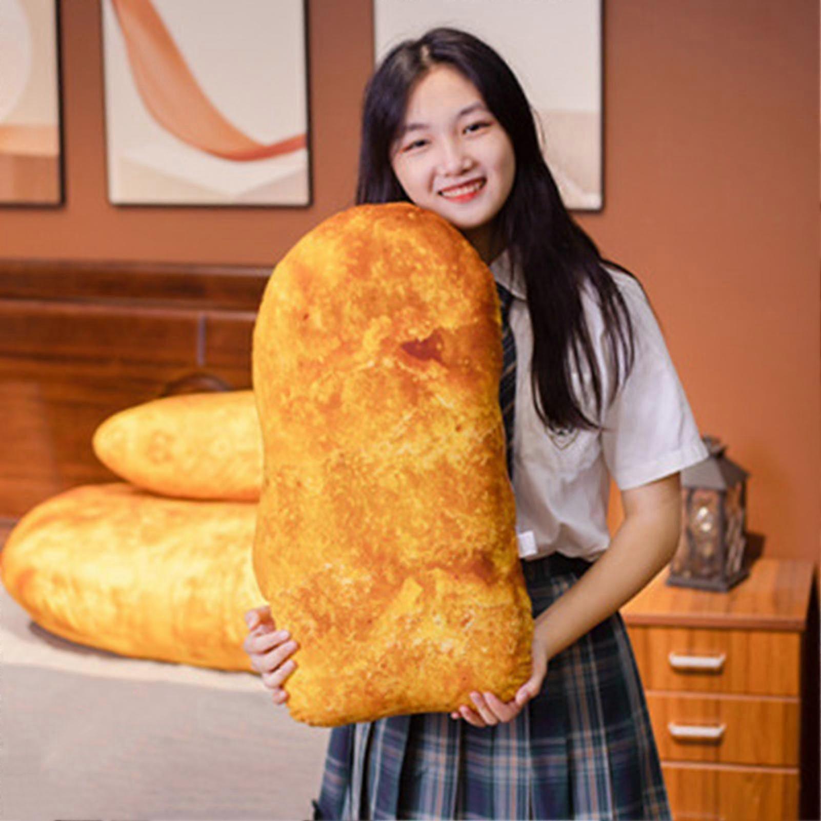 65cm Chicken Nugget Pillow Pp Cotton Filling Simulated Chicken Chop ...
