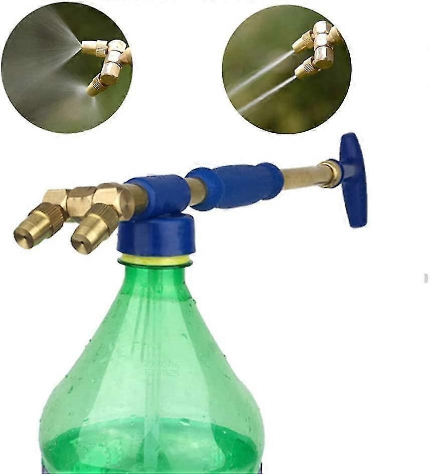 Copper Sprayer Pull Type Double Nozzle Bottle Spray Head Spray Garden ...