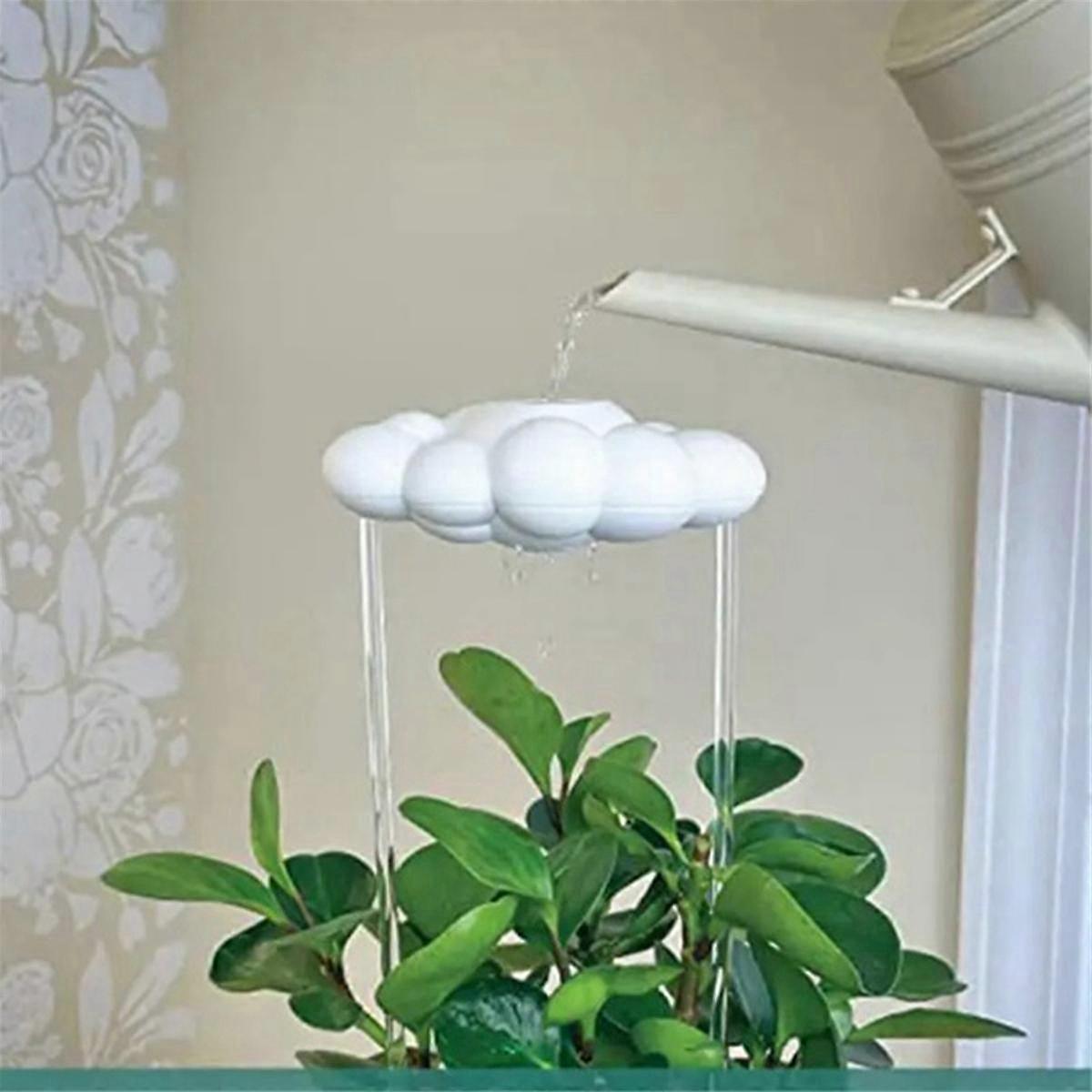 Rain Cloud Plant Waterer Dripping Irrigation Self-Watering Garden Rain Cloud Shape Waterer Plant ...