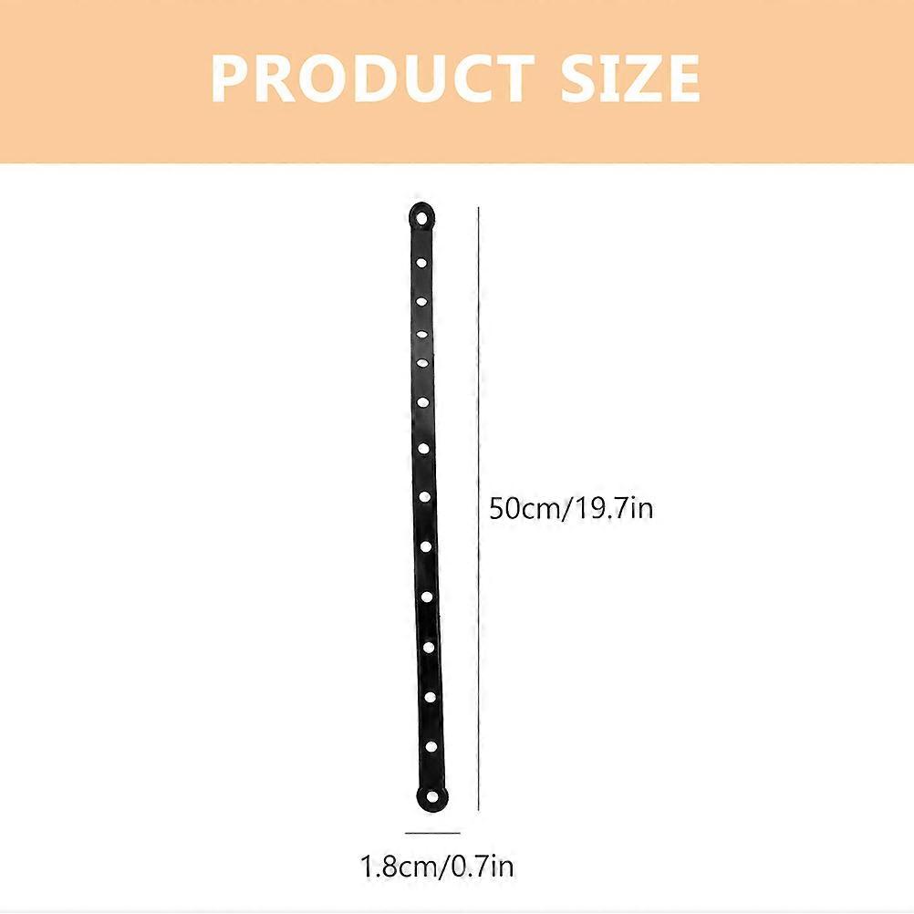 10 pcs Plastic Hanger Display Strips Hanger Connecting Strips Clothes ...