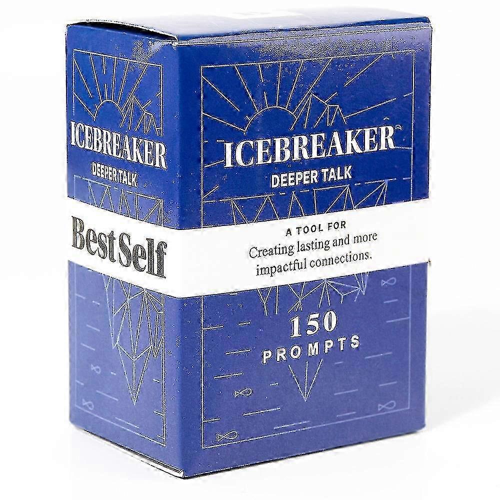 150 Cards Icebreaker Deeper Talk Deck By Bestself Conversation Party ...