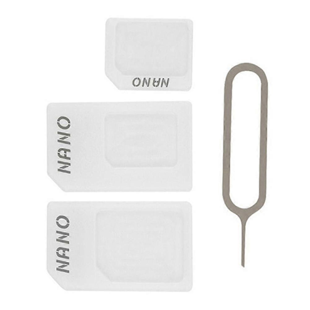 3 in 1 NanoSIM Card to Micro SIM Card to Standard SIM Card Adapter ...