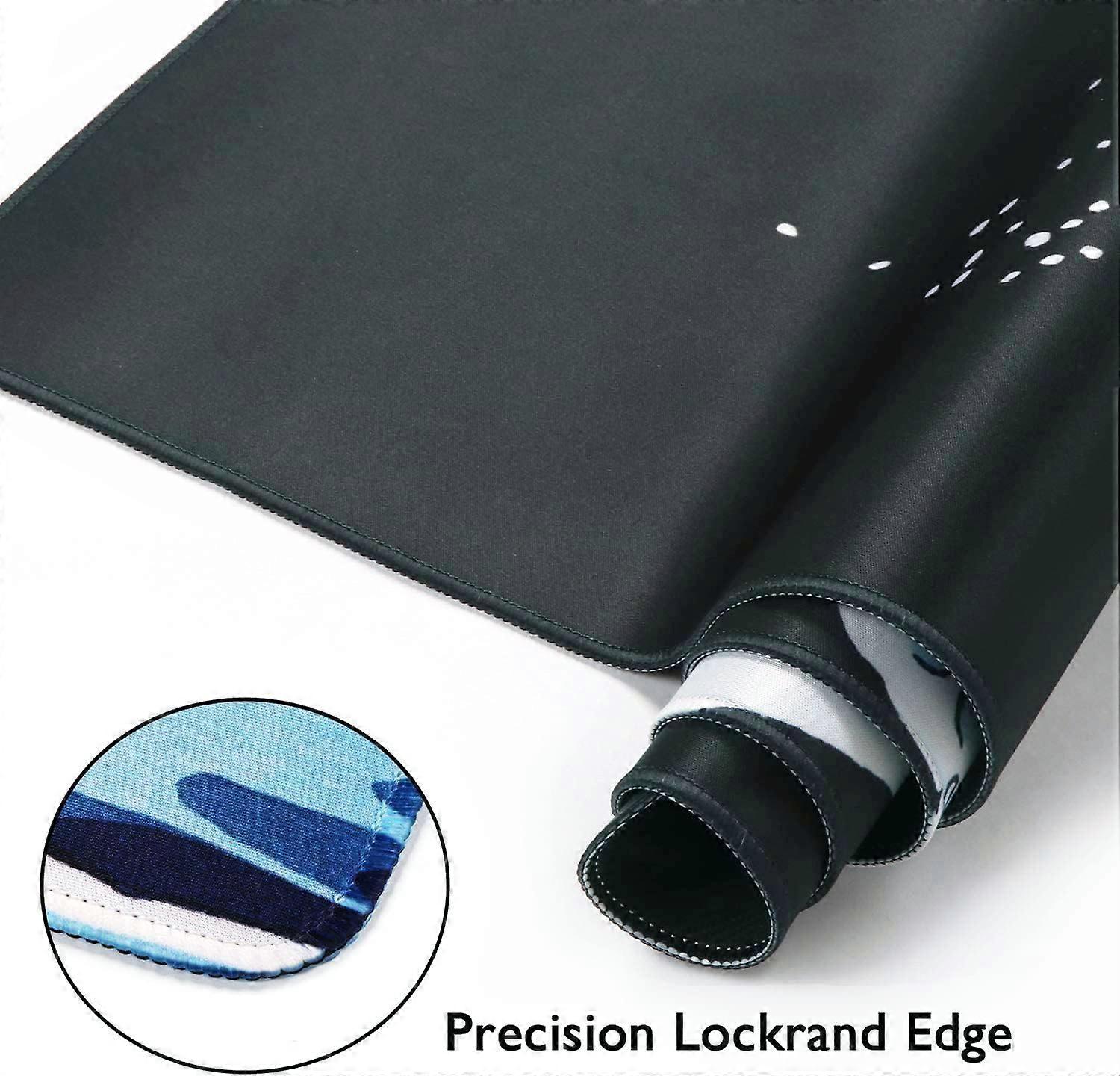 Japanese Sea Wave Large Mouse Pad, Extended Gaming Mouse Pad, Non-Slip ...