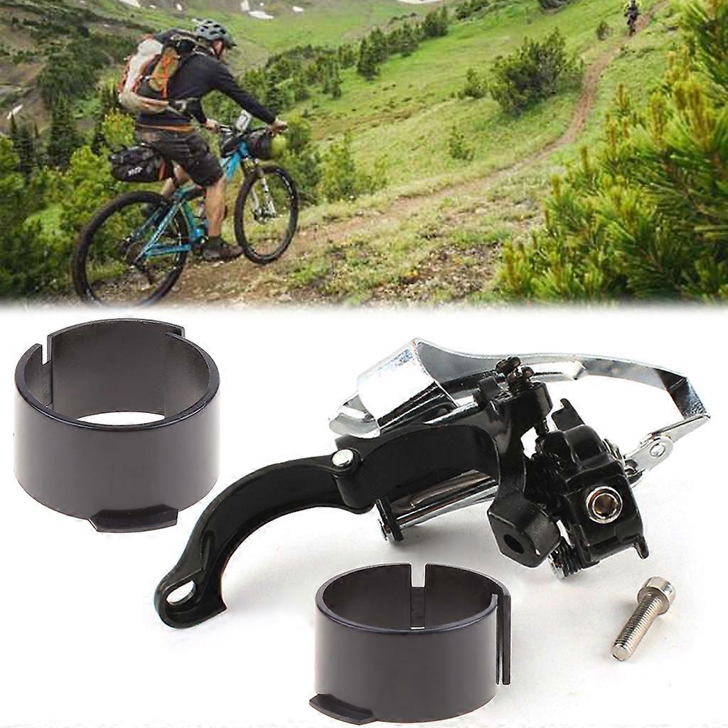 Bicycle Front Derailleur Ring Adapter Convert 34.9mm to 31.8mm MTB ...