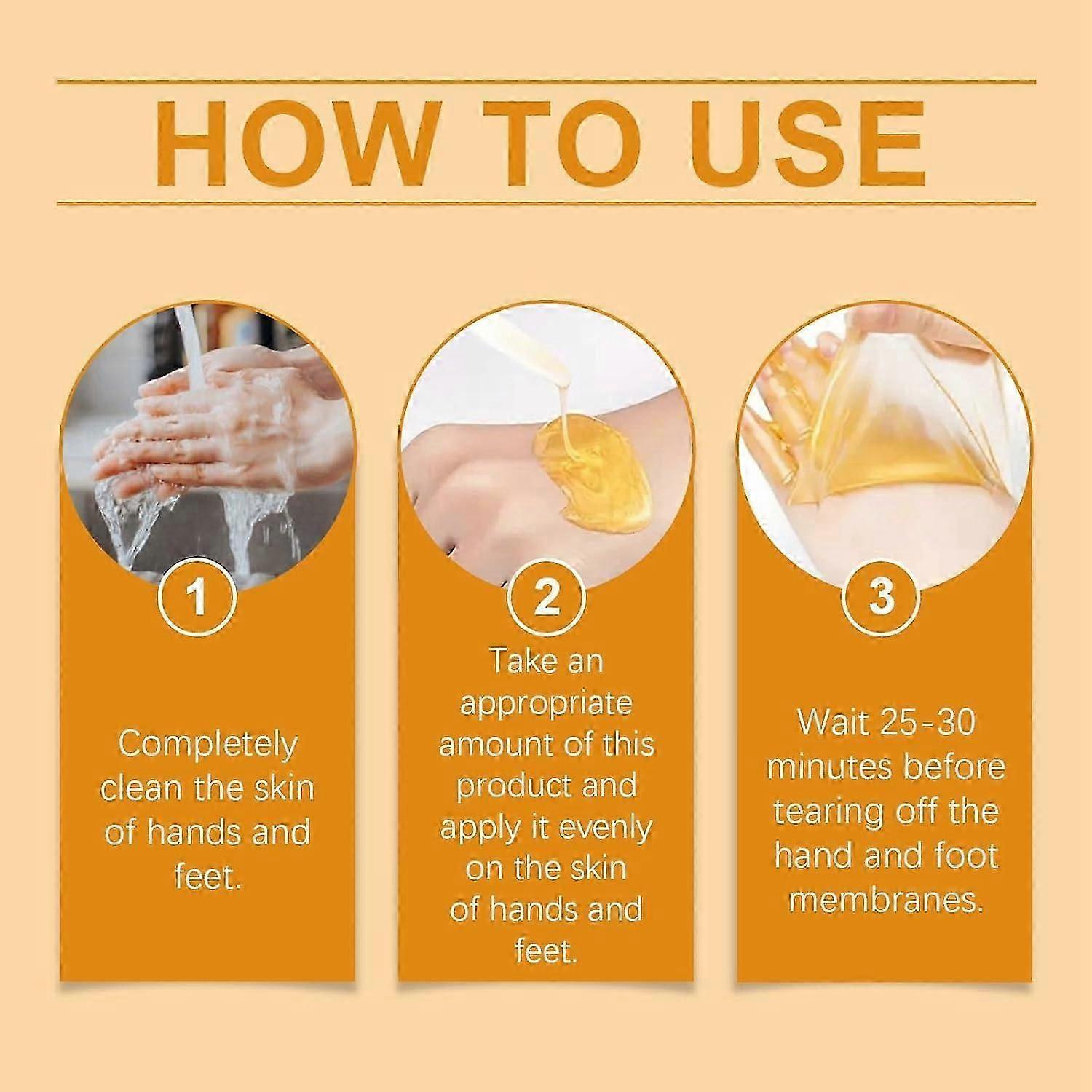 Wax Hand Mask, Honey Milk Hand Peeling Mask, Honey Hand Mask ...