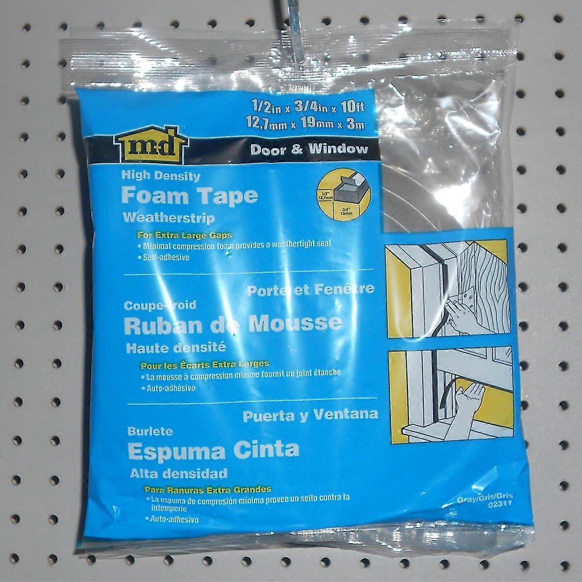 Closed-Cell Weather-Strip for Insulation 3/4 in W X 10 ft L X 1/2 in T ...