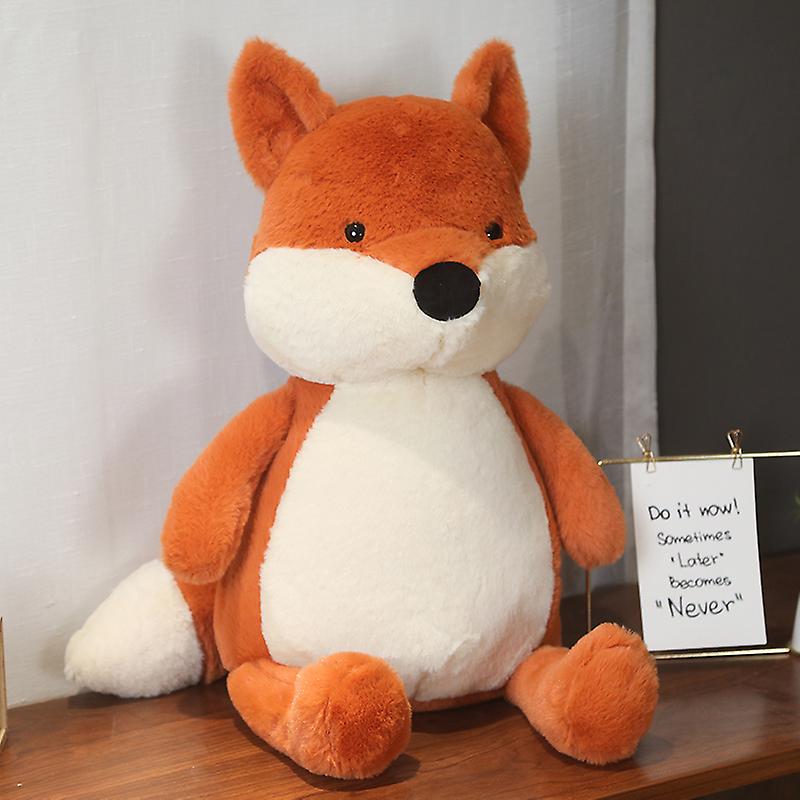 50/70/90cm Soft Fluffy Fox Plush Toy Cute Cartoon Animal Fox Stuffed ...
