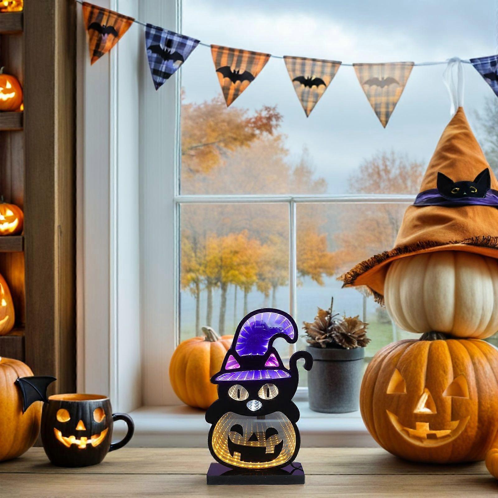 Halloween Neon Sign Pumpkin Neon Light With Base Usb Powered Pumpkin ...