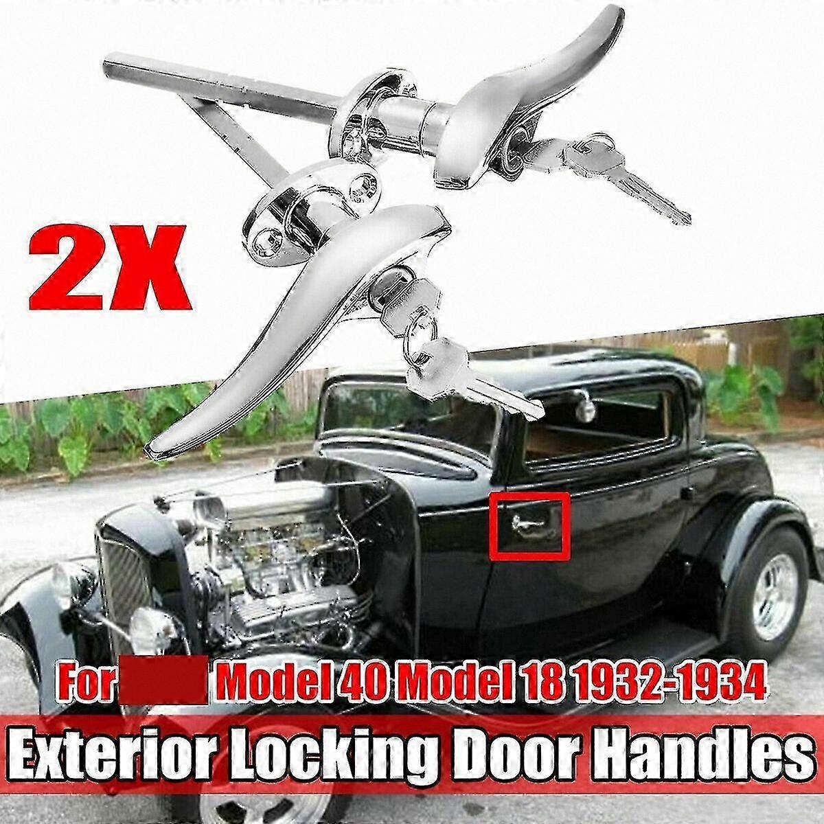 Classic Car Door Handles with Matching Locks for 1932-1934 Coupe and ...