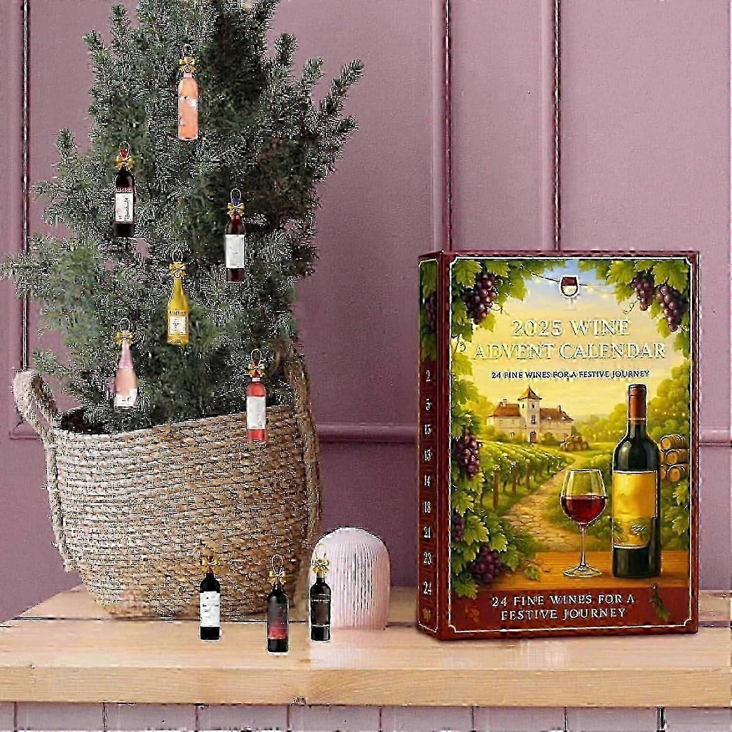 Wine Advent Calendar 2025, Alcohol Advent Calendar 2025 for Adults, 24 ...