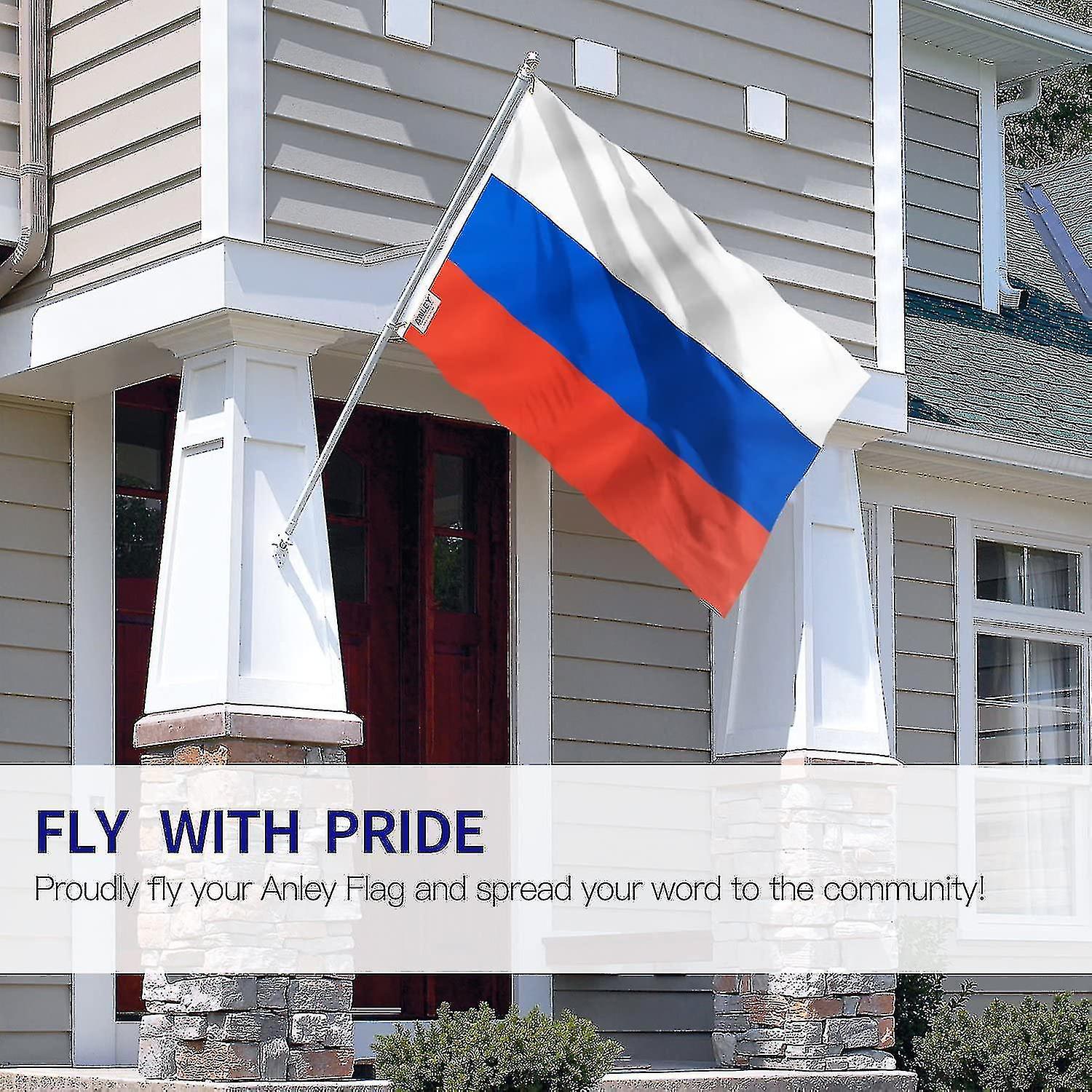 Fly Breeze 3x5 Foot Russia Flag - Vivid Color And Fade Proof - Canvas ...