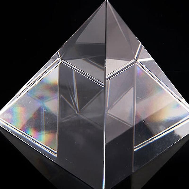 Prism Optical Glass Pyramid 40mm High Rectangular Polyhedron Suitable ...
