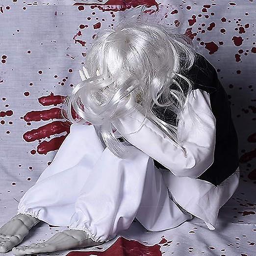 Halloween Decorations Indoor Scary Screaming Animated Hanging Crying ...