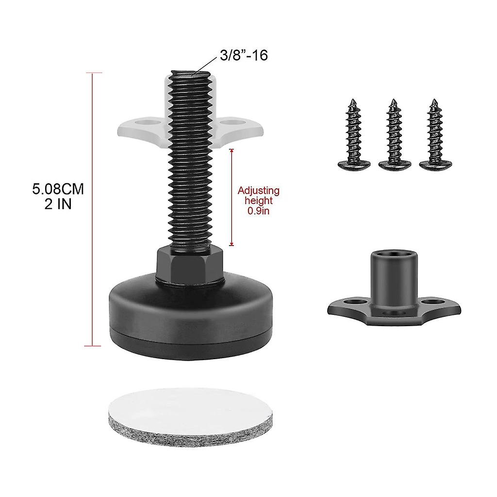 Furniture Levelers T-Nut Leg Leveler Height Adjuster for Table Chair ...