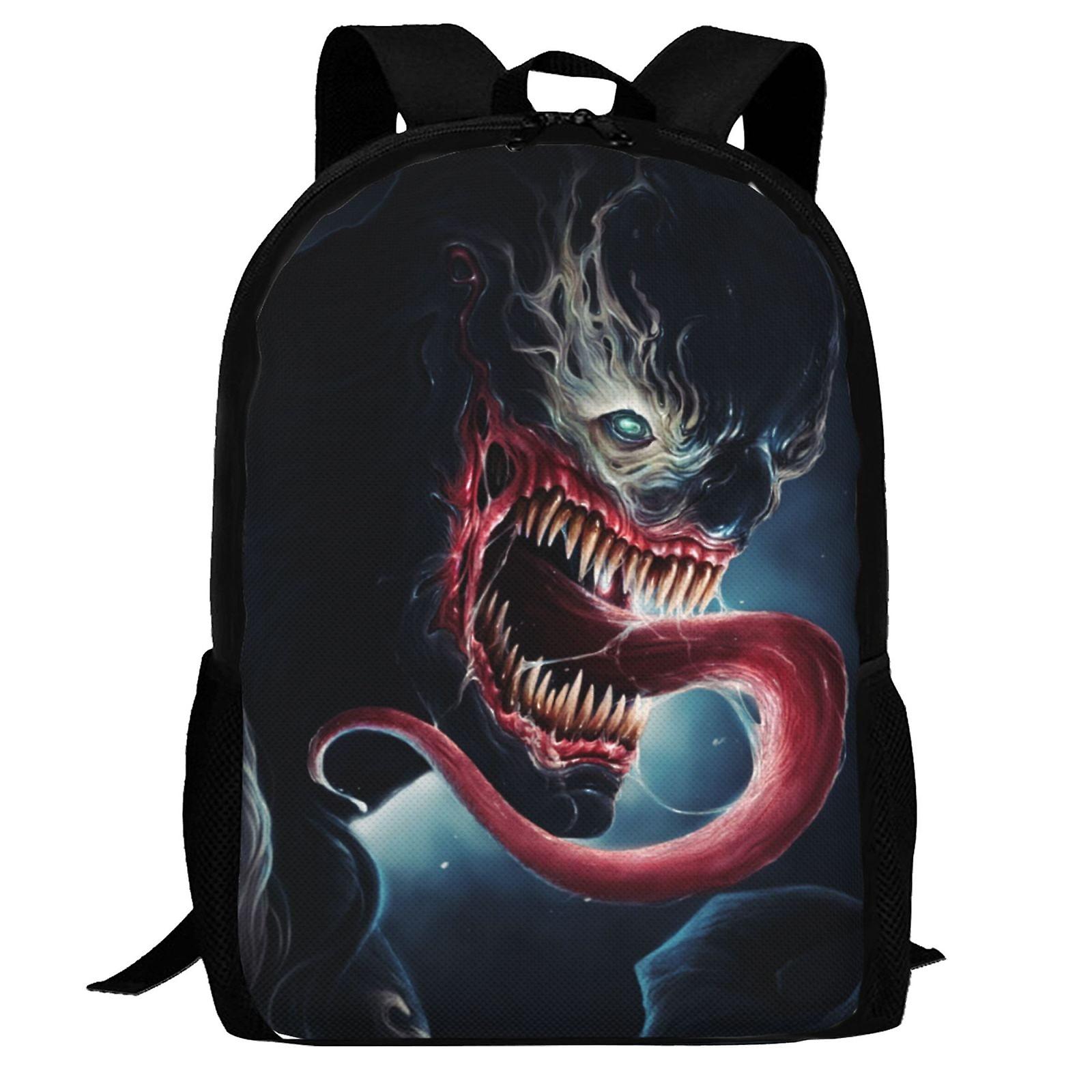 Venom Backpack,3d Print Laptop Backpack Lightweight Casual Daypack ...