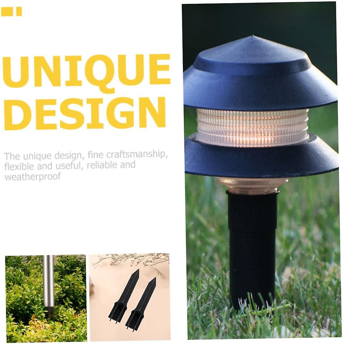 10pcs ground nail piles, solar powered lawn universal light piles ...