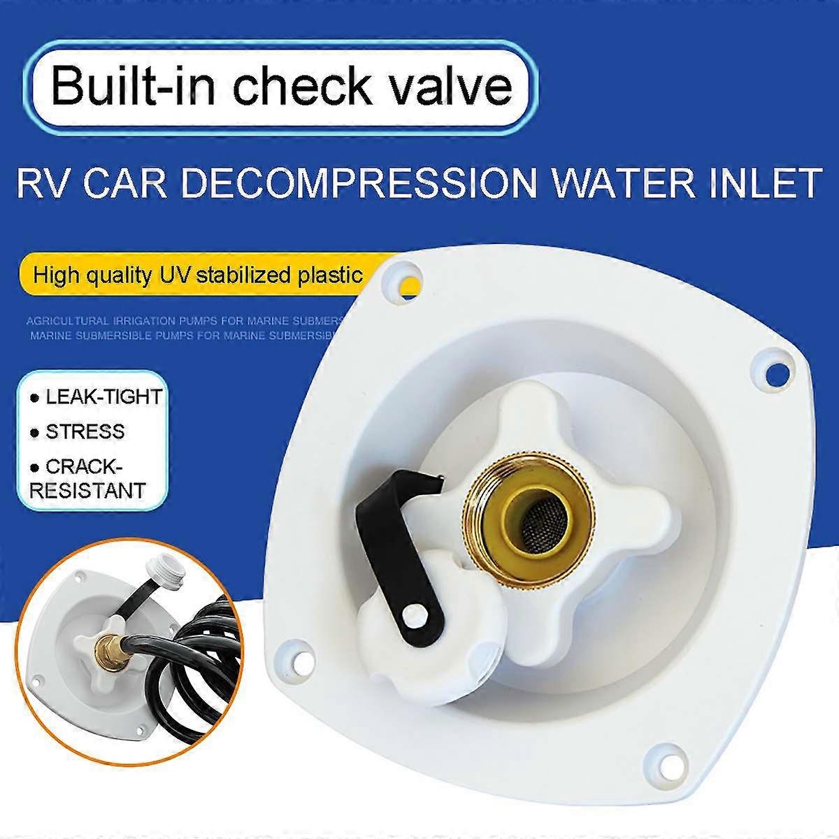 AU Caravan RV Boat Water Inlet Tank Hatch Reduce Pressure Regulator ...