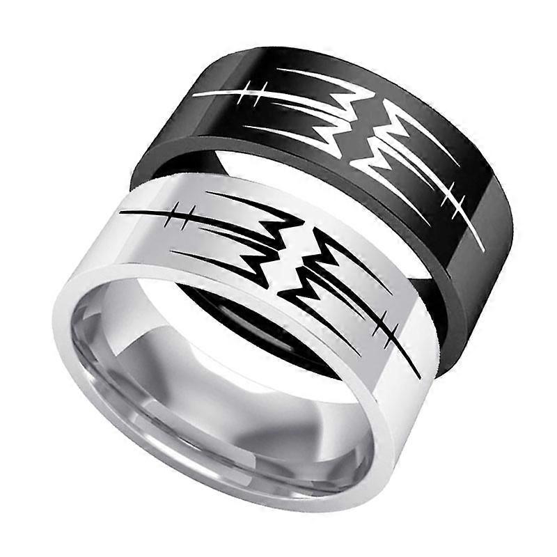 New Fashion Rock Band Marilyn Manson Logo Rings Titanium Steel Ring For ...
