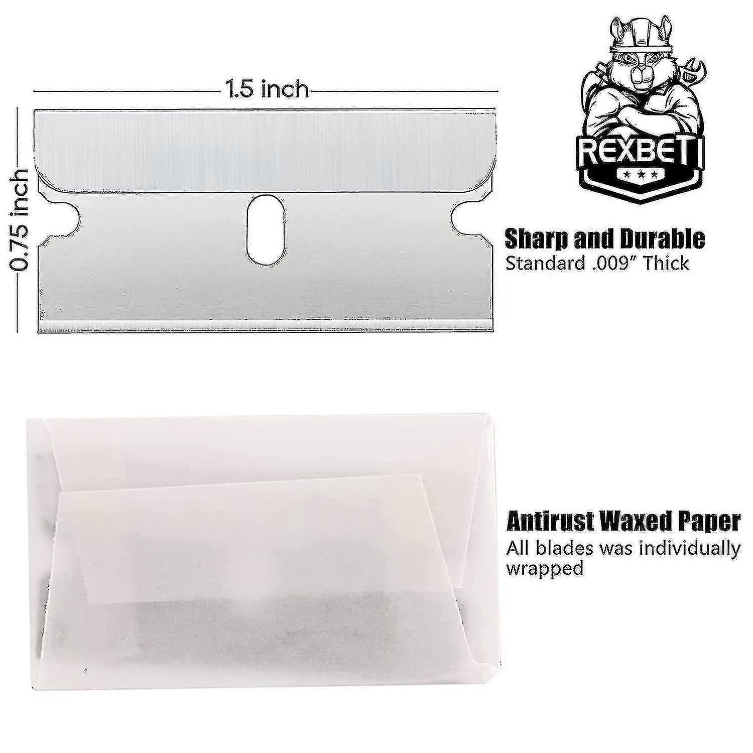 600pcs Single Edge Razor Blades, Industrial Razor Blades, Box Cutter ...