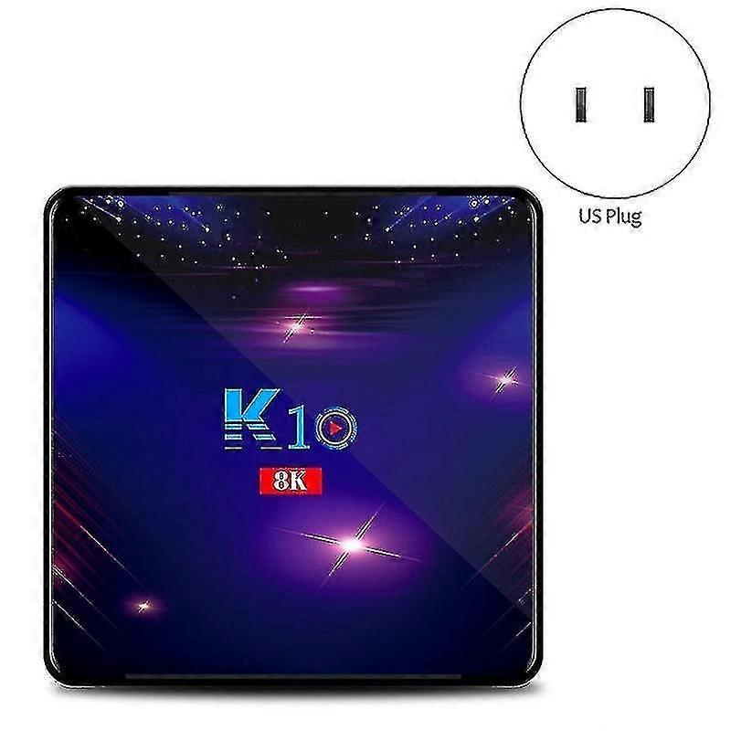 K10 Tv Box 4k 8k Hd Android 9.0 Player 4gb Tooth 2.4g/5g Wifi 4.1 Set ...
