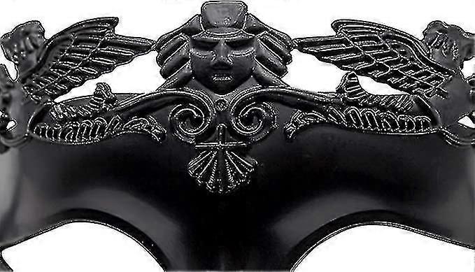 Black Men's Masquerade Mask - Roman Greek Mythology Ventian Mask ...