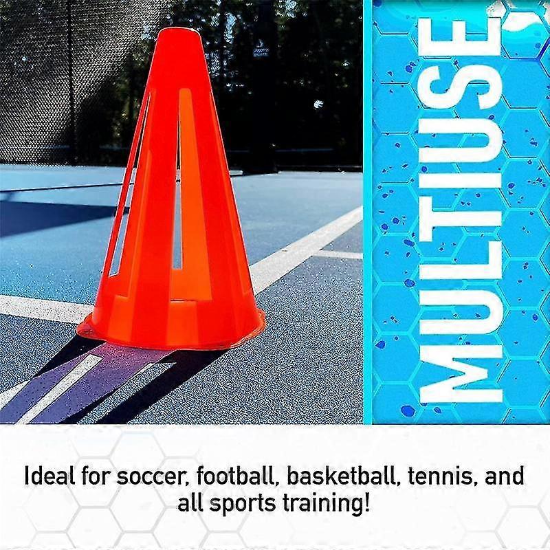 Plastic Cones - Mini Sports Cones for Drills + Practice - Flexible ...