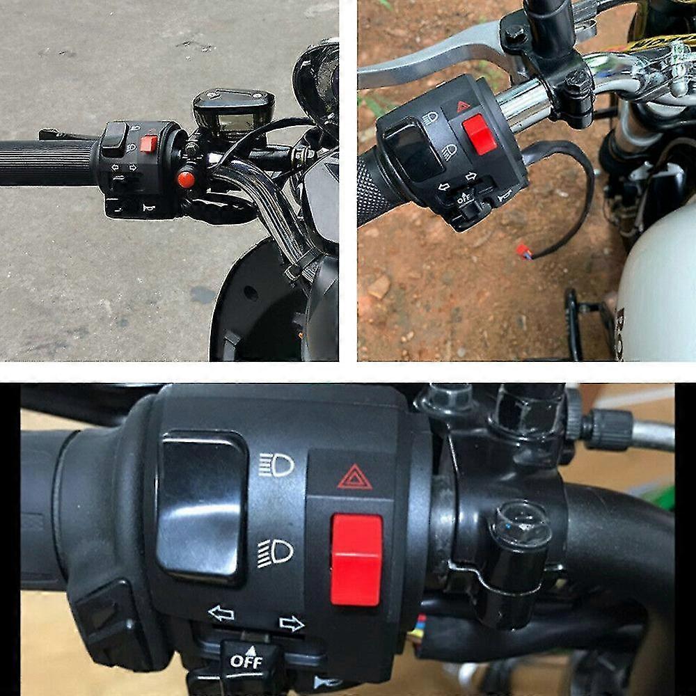 7/8 Inch 22mm Atv Motorcycle Handlebar Control Switches Left Right For Horn Button Turn Signal ...