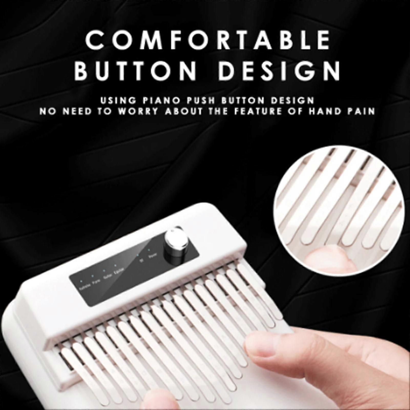 17 Keys Electronic Smart Kalimba Thumb Piano Portable Musical ...