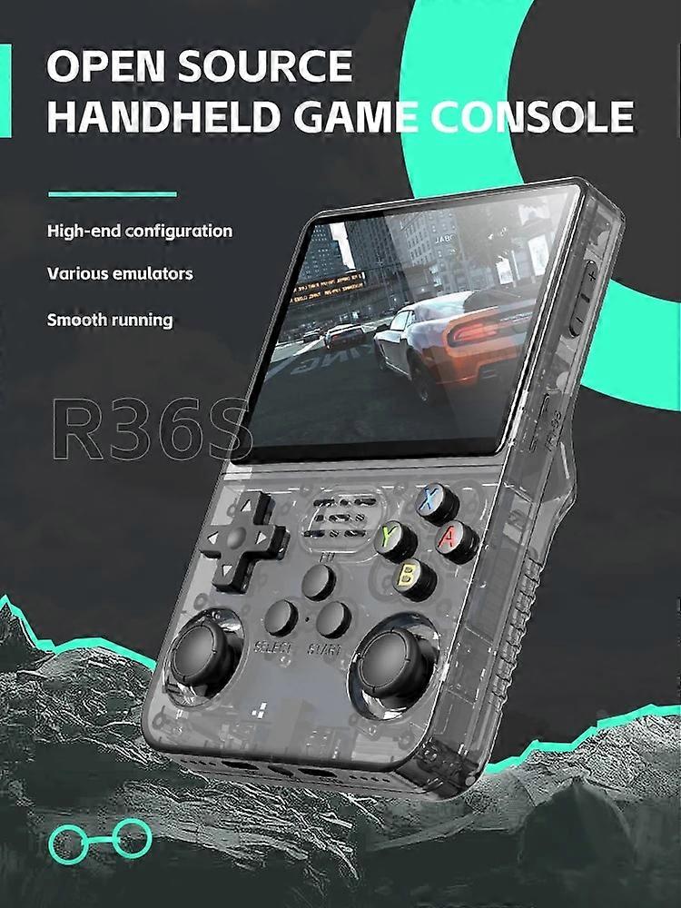 R35S Plus R36S Retro Handheld Video Game Console Linux System 3.5 Inch ...