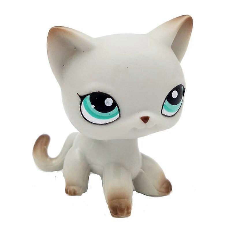 LPS CAT Littlest pet shop toys bobble head standing short hair cat ...