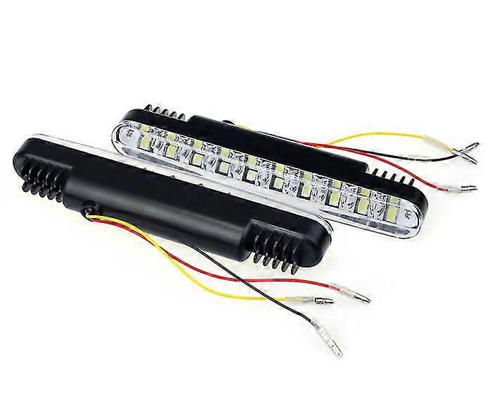 2x 30 Led Car Daytime Running Light Drl Daylight Lamp With Turn Lights ...