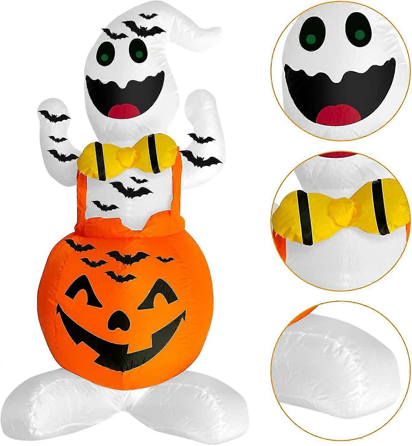 Inflatable Ghost In Pumpkin, Inflatable Halloween Yard Decorations ...