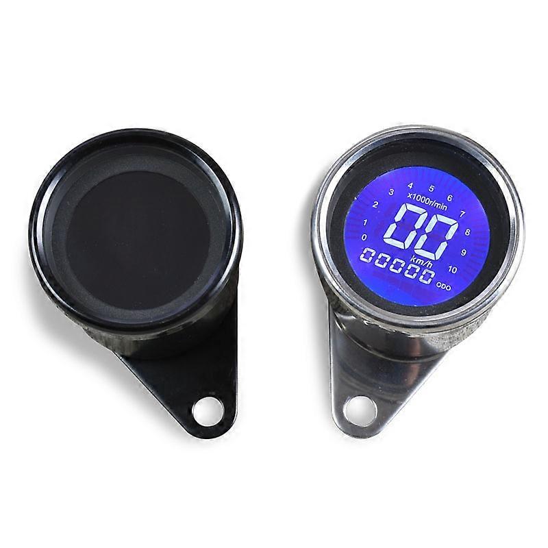 Universal Motorcycle Digital Motorcycle Speedometer Retro LCD Odometer ...