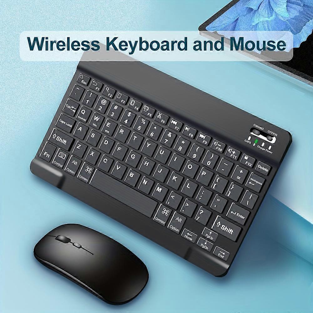 Wireless Keyboard and Mouse Set for Multiple Devices - Ultra-Slim ...