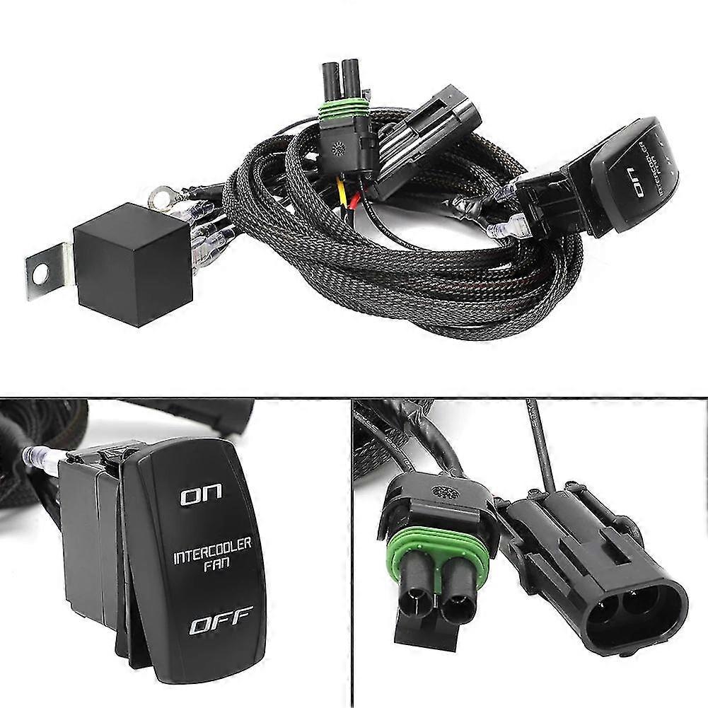 Plug & Play Max Intercooler Cooler Fan Override Switch Kit For Can Am ...